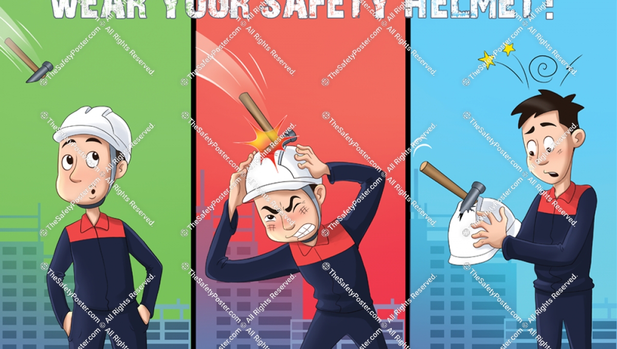 Wear your safety helmet | PPE | Personal Protective Equipment | Safety ...