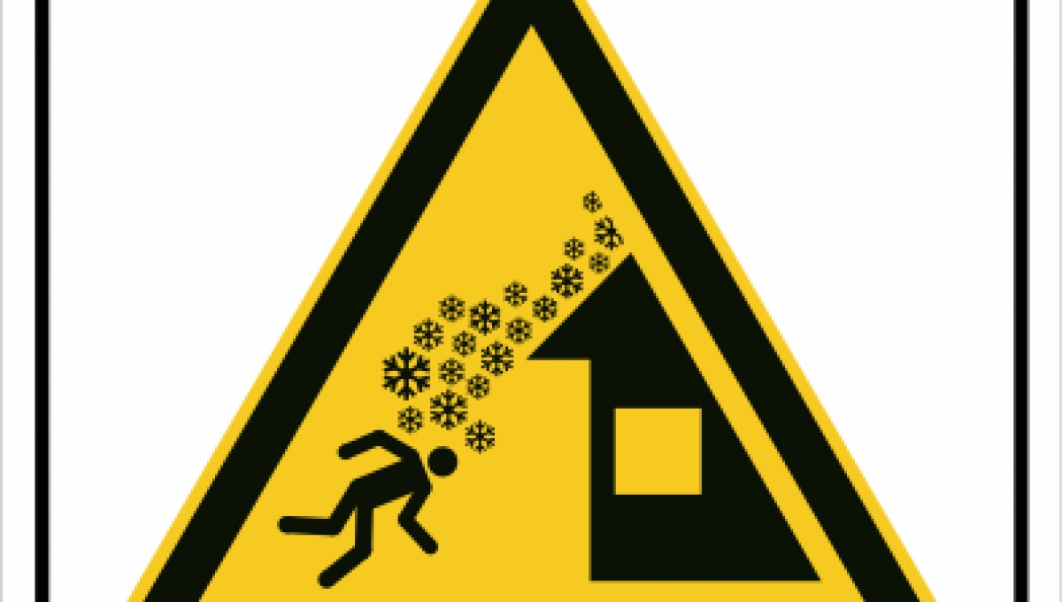 Roof avalanche sign | Roof | Roof avalanche | Roof avalanche sign ...
