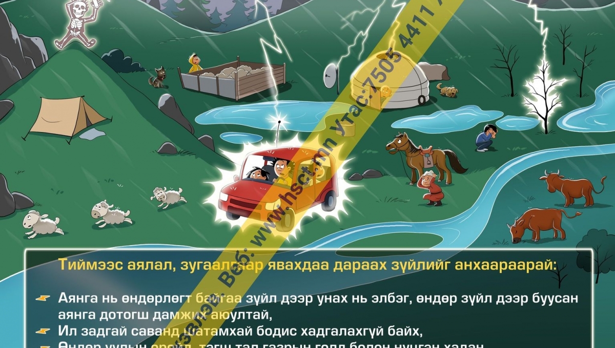 Аянга цахилгаантай үед анхаарах зөвлөмж D1d316 Аянга цахилгаантай үед