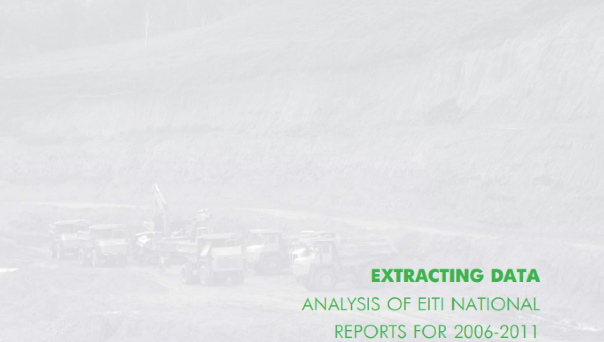 Extracting Data: Analysis for EITI national report 2006-2011 | Нээлттэй нийгэм форум