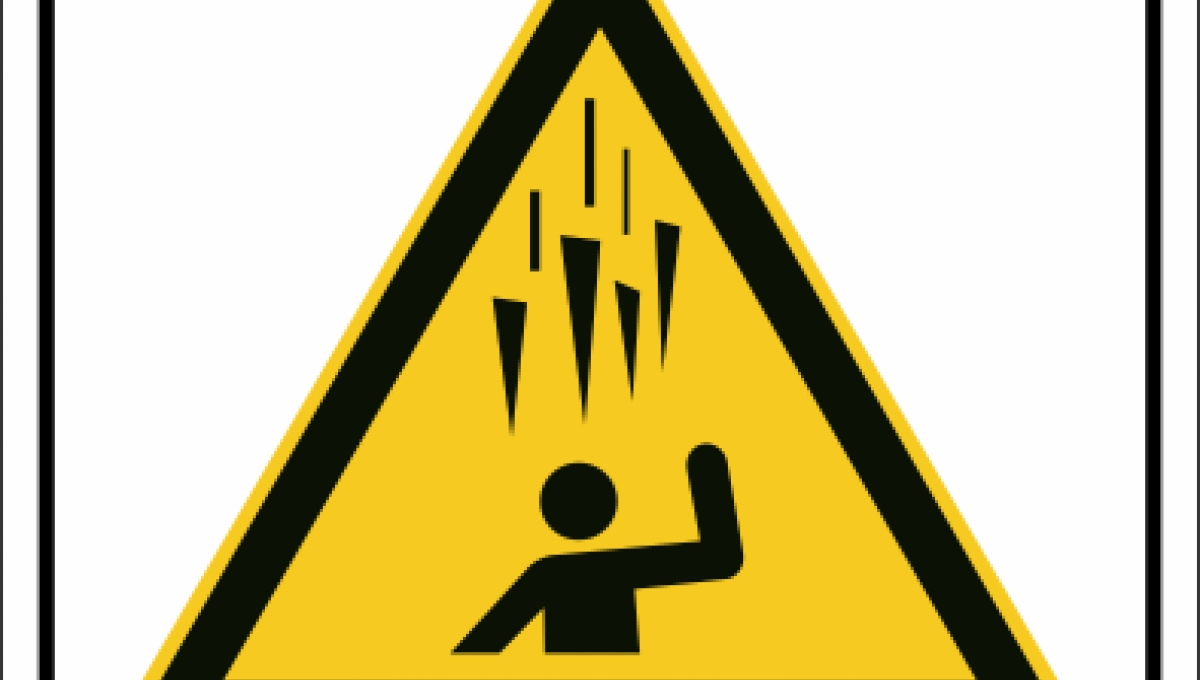 Falling ice sign | Falling ice | Falling ice sign | Falling ice safety ...