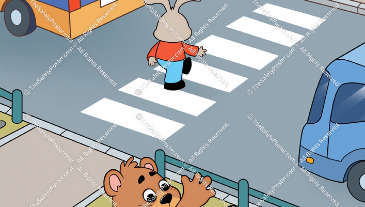 Commute safely | Commute safety poster | Safety cartoon | Safety poster ...