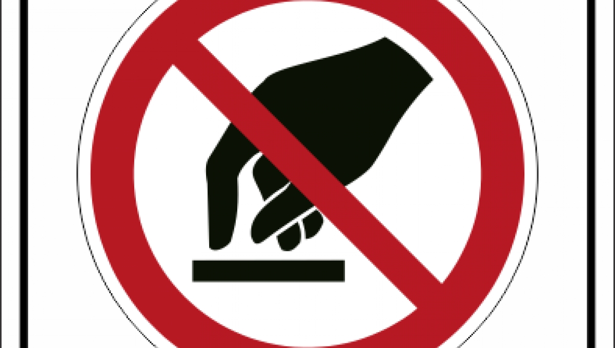 Do Not Touch Sign Do Not Touch Sign Do Not Touch Signage Don t