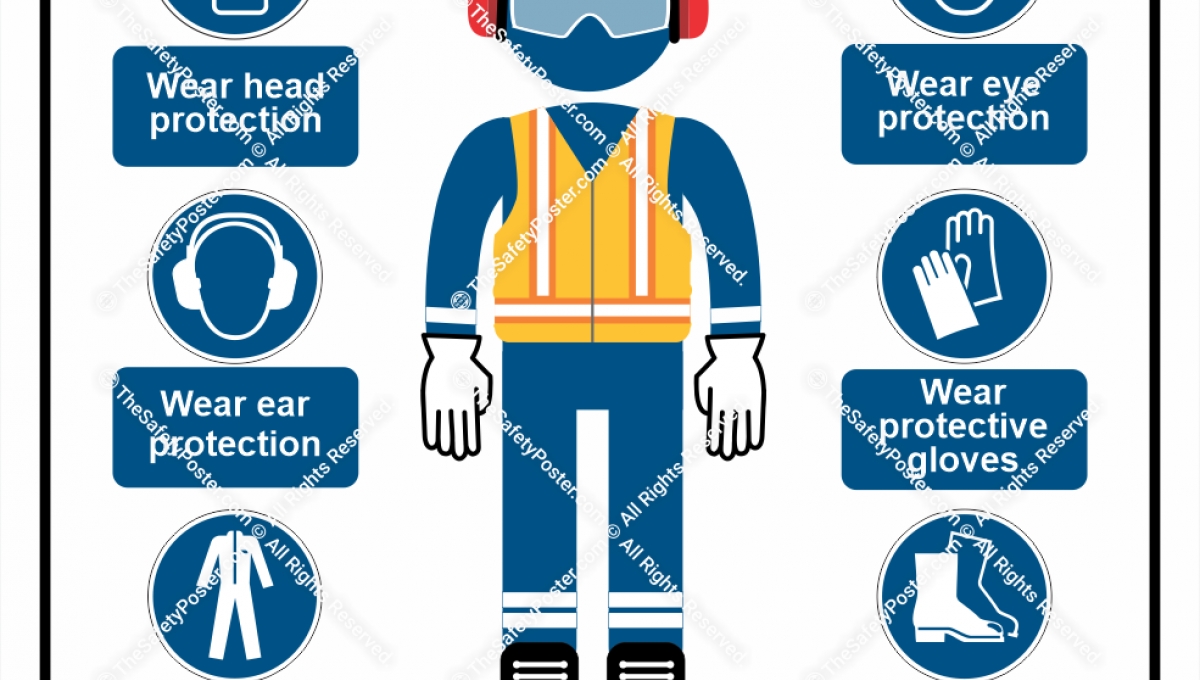 PPE must be worn | Personal Protective Equipment | PPE safety | PPE ...