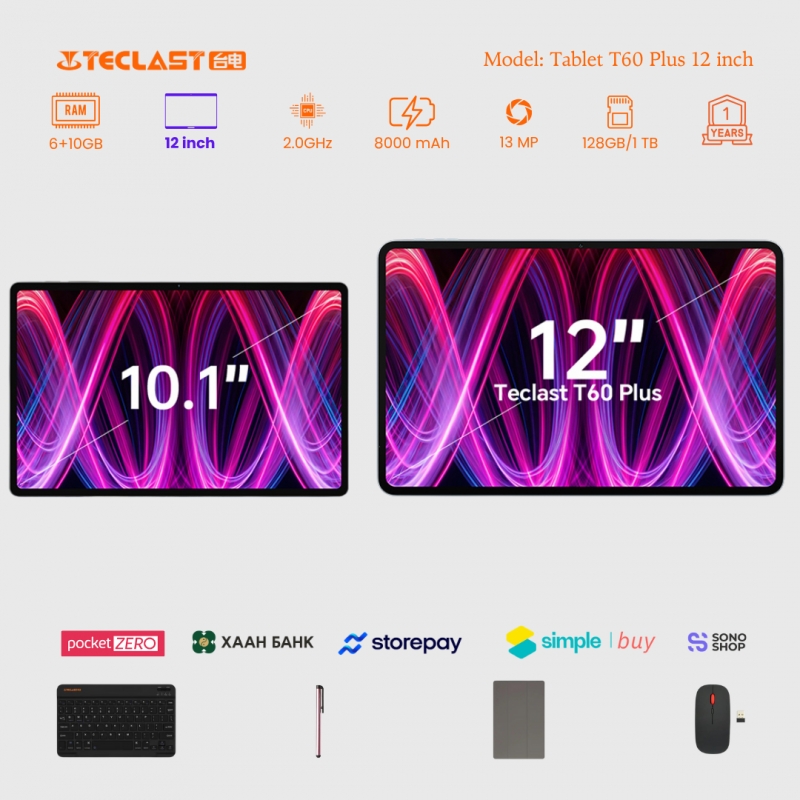 Tablet Teclast T60 Plus /16GB 128GB/ | Tablet | тавлет | pad | ipad ...