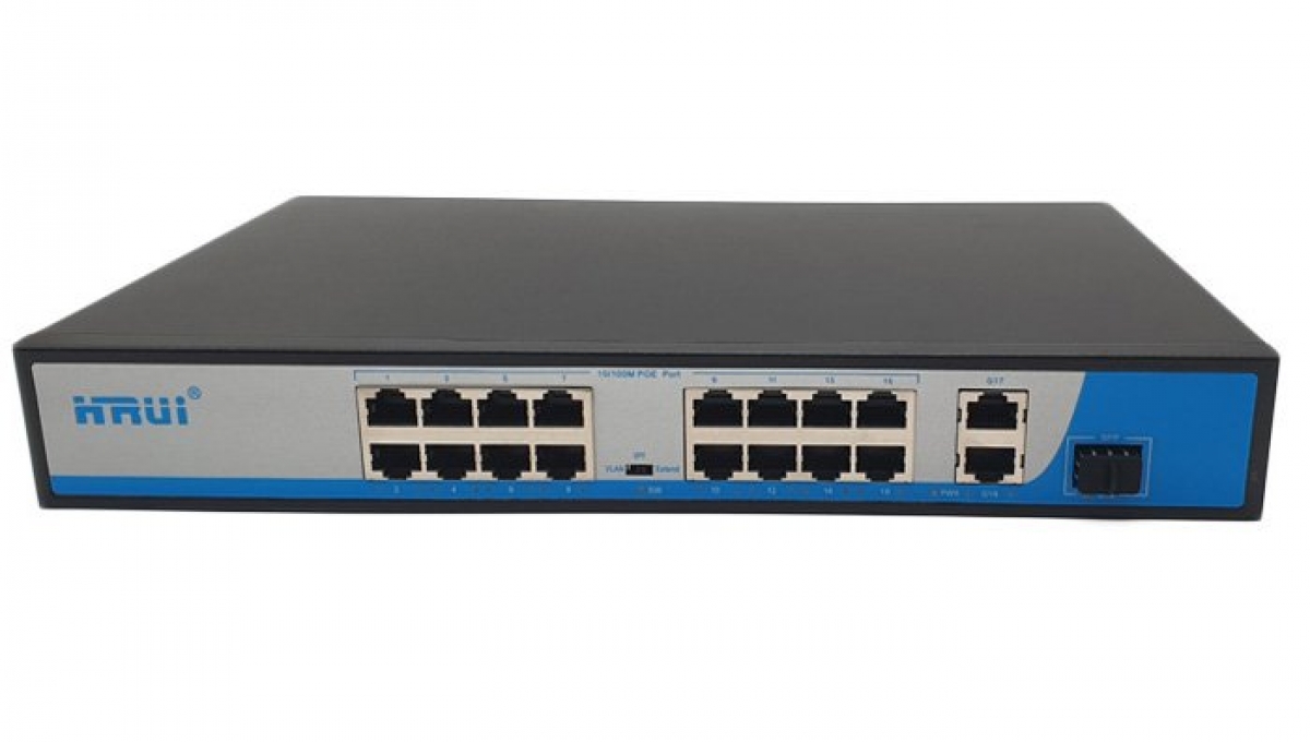 HRUI 16port POE switch | РИЙЛСОФТ ХХК