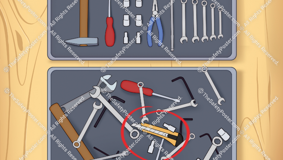 Sort out the tools properly | 5S | 6S | Tool sort out | Tool safety ...