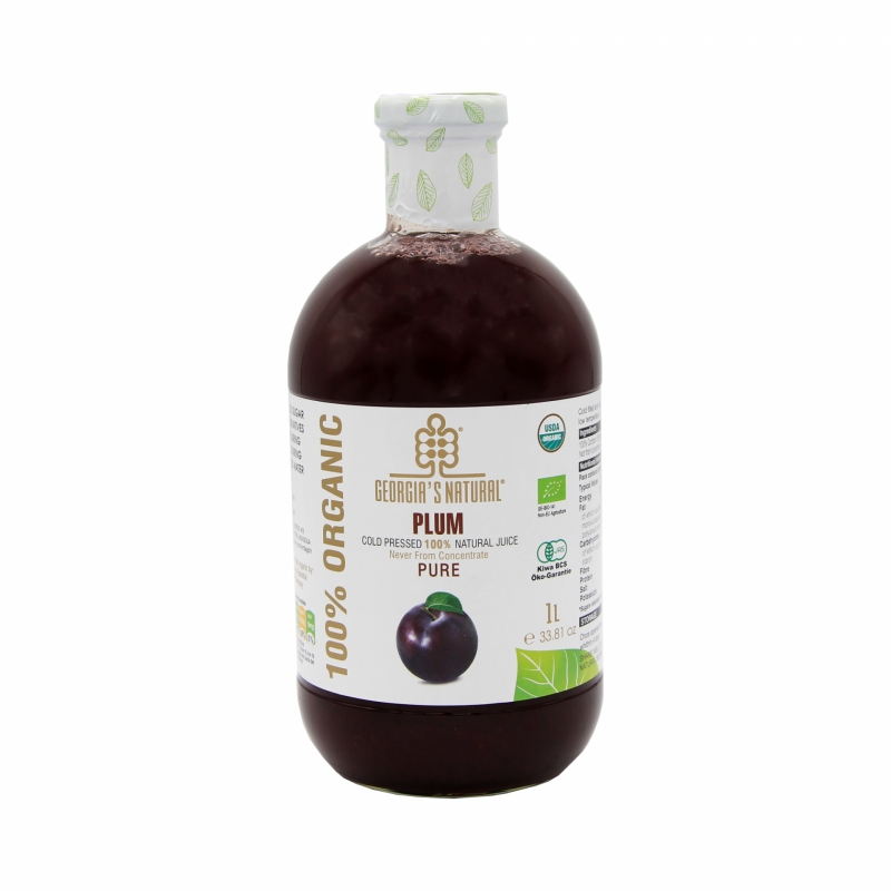 Georgia's Natural organic 100% Хар чавга 1л /Plum/ | amtatmall