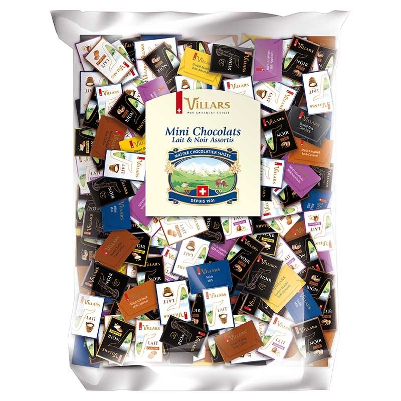 Assorted Milk & Dark Mini Chocolate 2.5кг /Villars/ | amtatmall