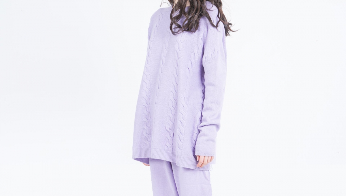 Lav matching set | Anna Cashmere