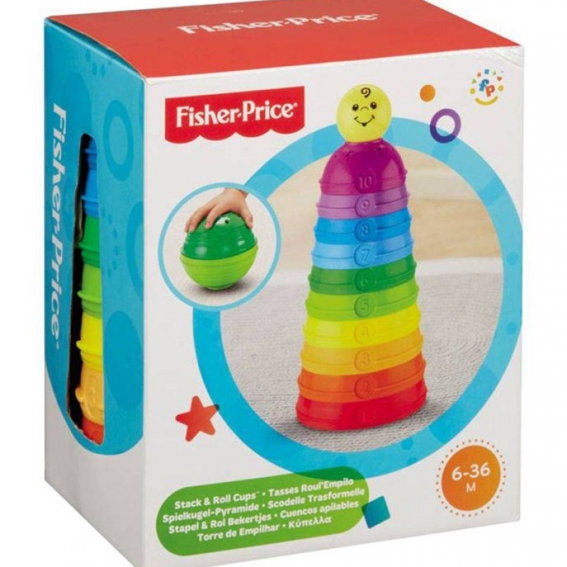 Fisher-Price Brilliant Basics Stack & Roll Cups Toy | 113