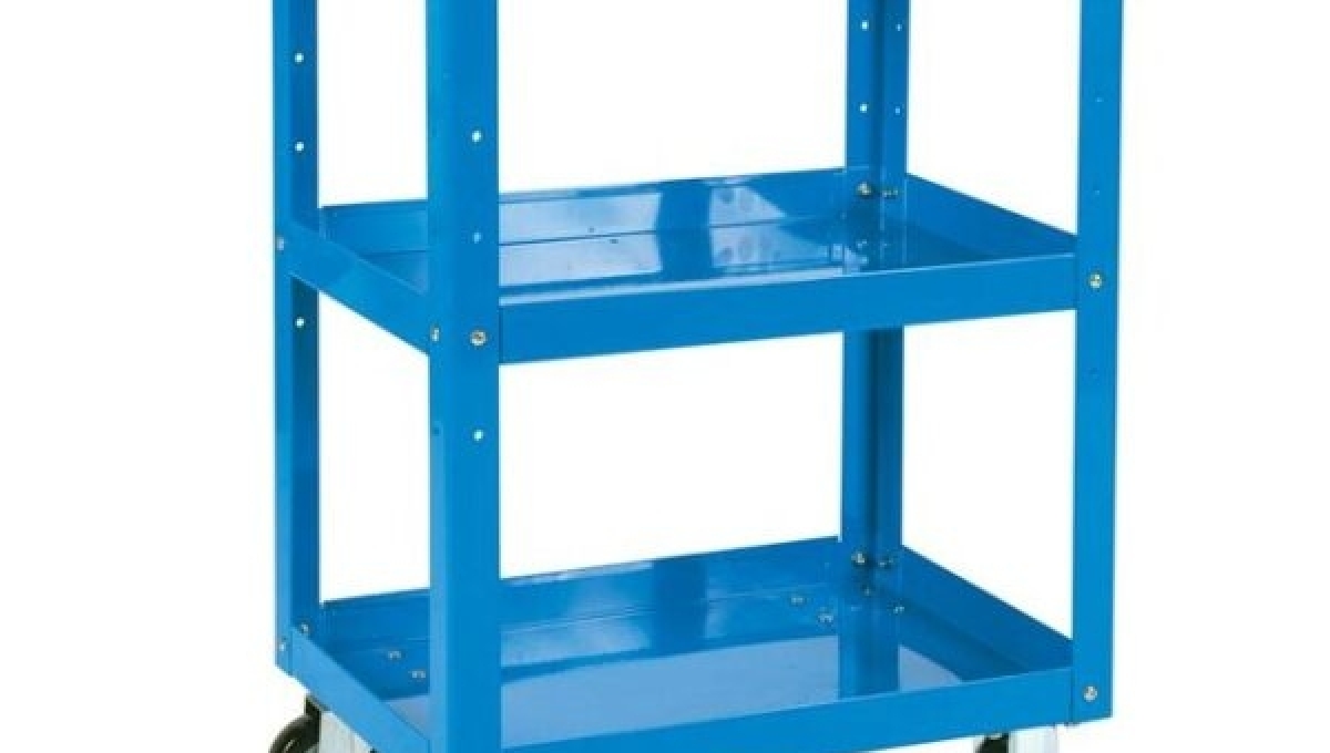 Three-Tier Reversible Steel Tray and Shelf Trolley | JUMBO TT3-4006 ...