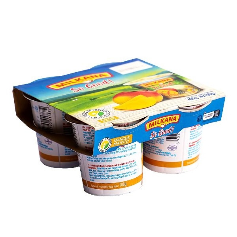 Йогурт Манго 100гр*4ш / Yogurt Milkana/ | amtatmall