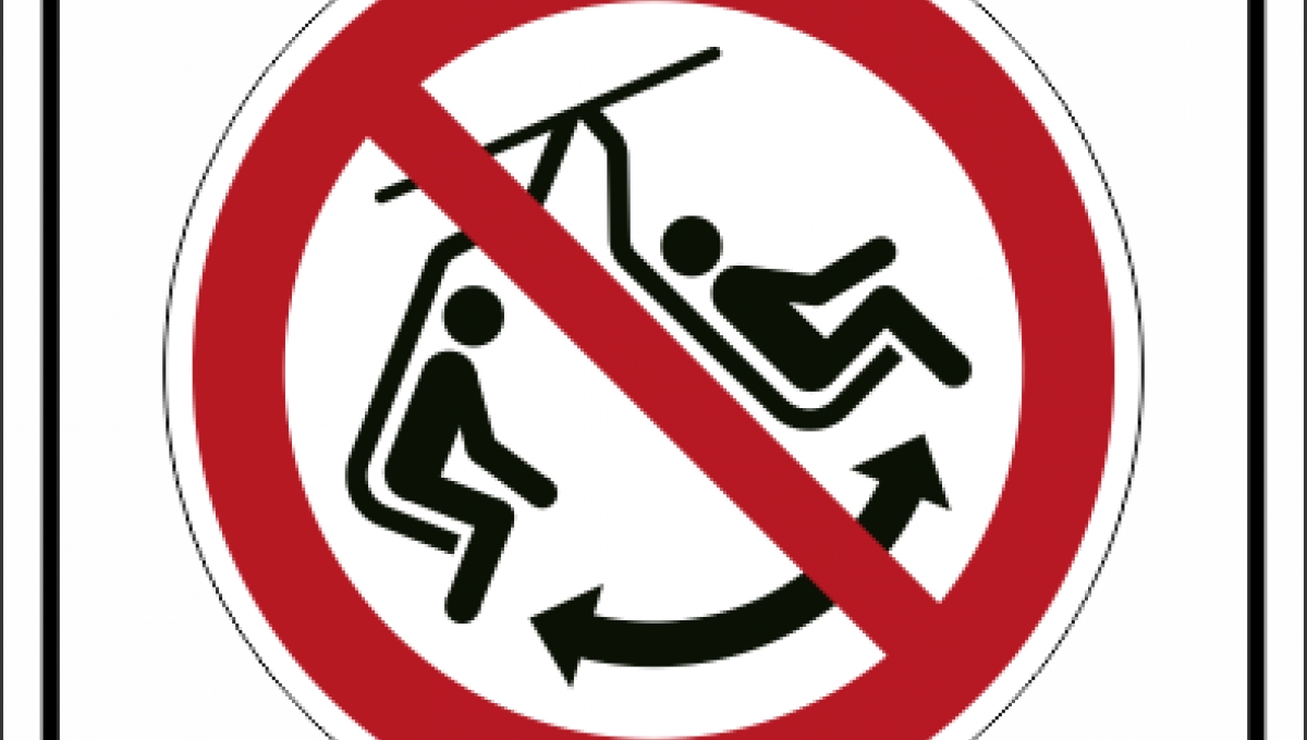 Do not swing the chair sign | Do not swing the chair sign | Do not ...