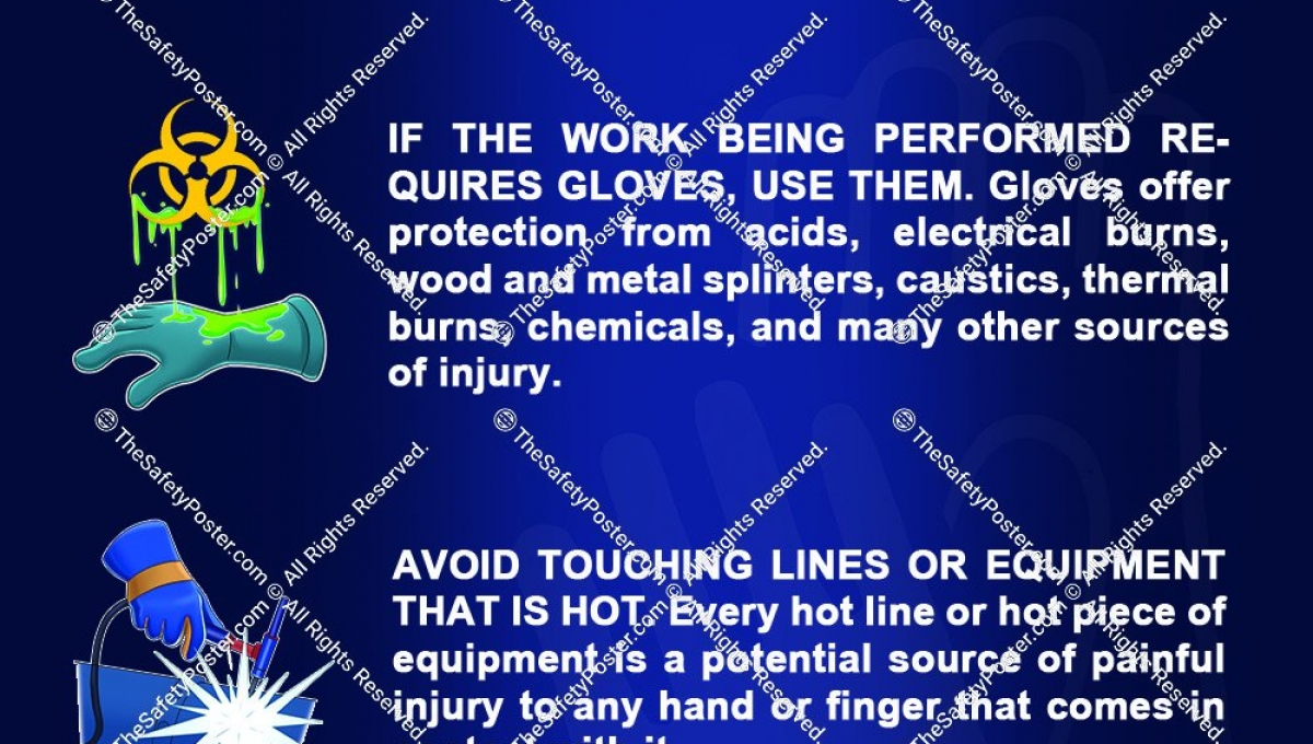 Protect your hands | Hand safety | Hand safety poster | Protecting ...