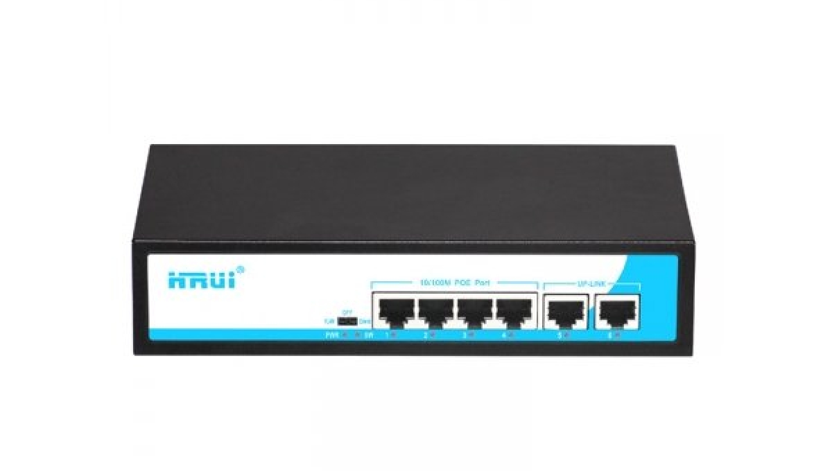 HRUI 4port POE switch | РИЙЛСОФТ ХХК