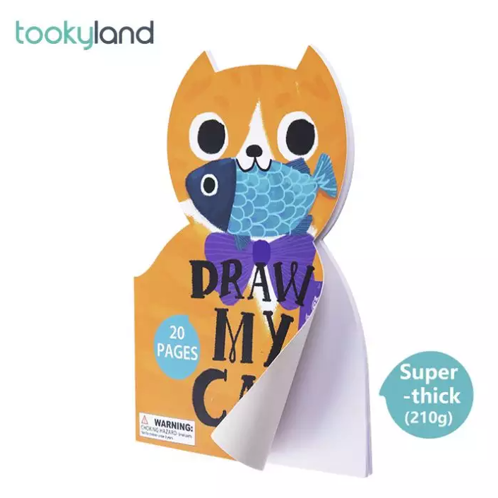 Tooky Land Draw My Cat-Зургийн Цаас