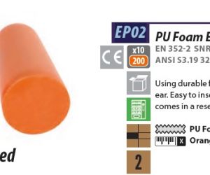 Чихний бөглөө - Portwest EP02 | Чихний бөглөө | Сонсгол хамгаалах ...