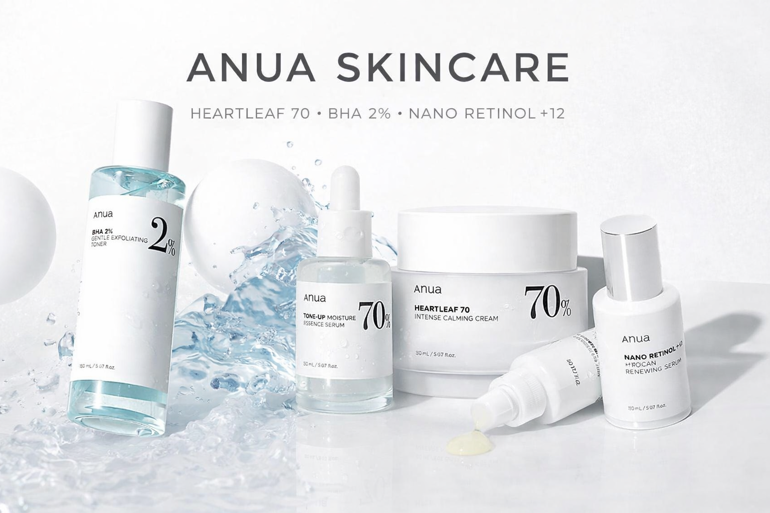 ANUA Skin Renewal Balance Set Арьс шинэчлэл ба тайвшруулалтын иж бүрдэл