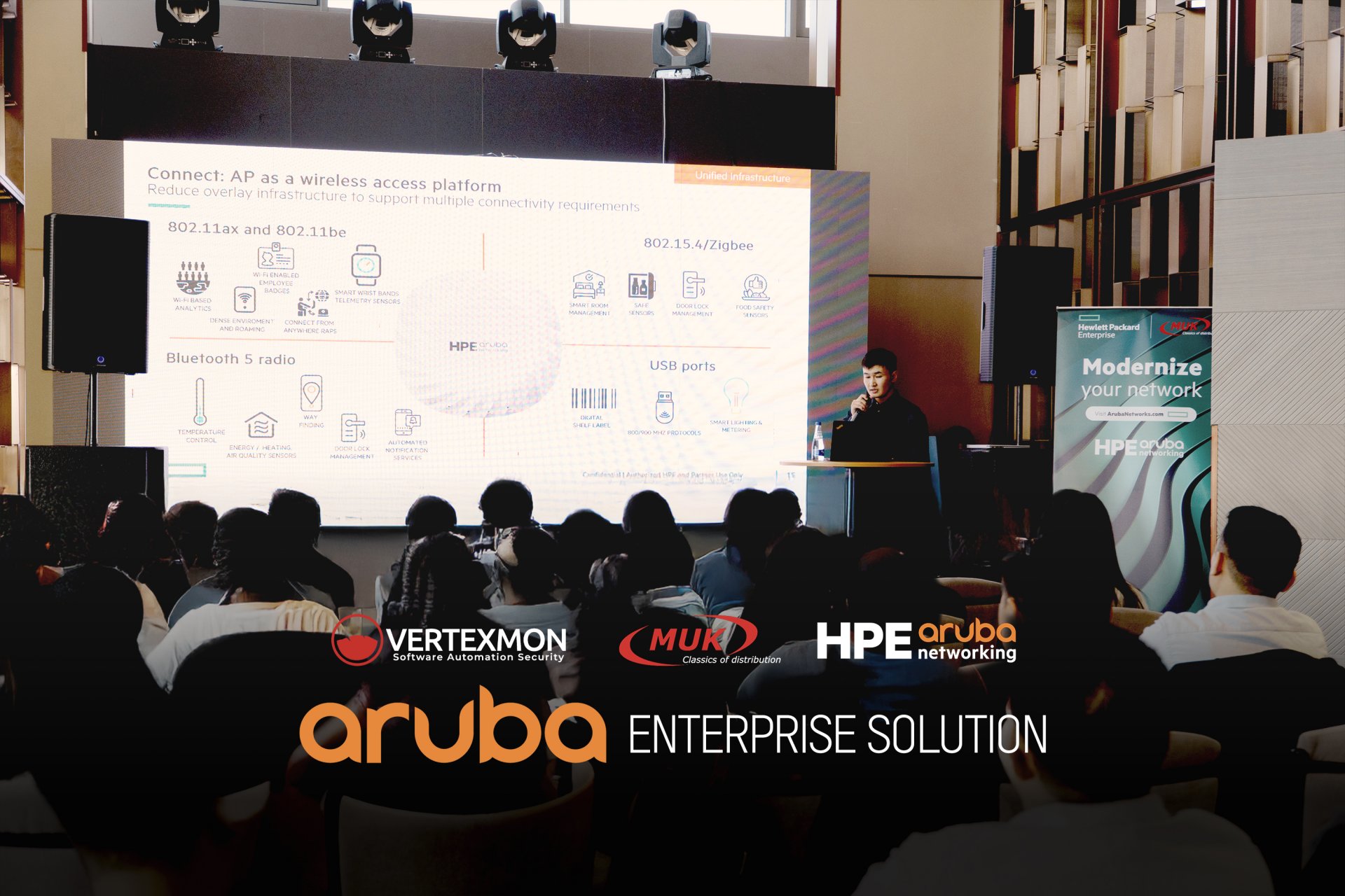 HPE Aruba Networking "Aruba Enterprise Solution" Workshop-ийг амжилттай ...
