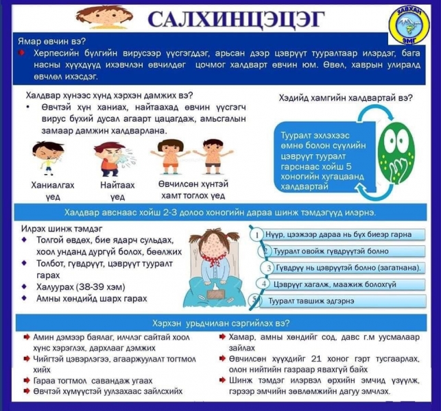 Салхинцэцэг өвчнөөс сэргийлцгээе Говь алтай аймгийн Эрүүл мэндийн газар